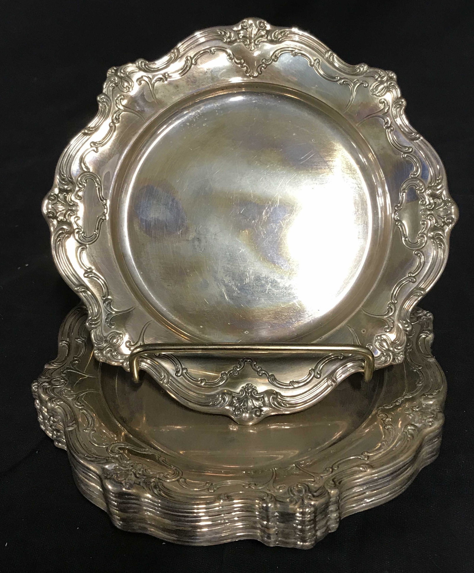 Set 12 GORHAM Sterling Silver Plates - Dec 02, 2020 | The Benefit Shop ...