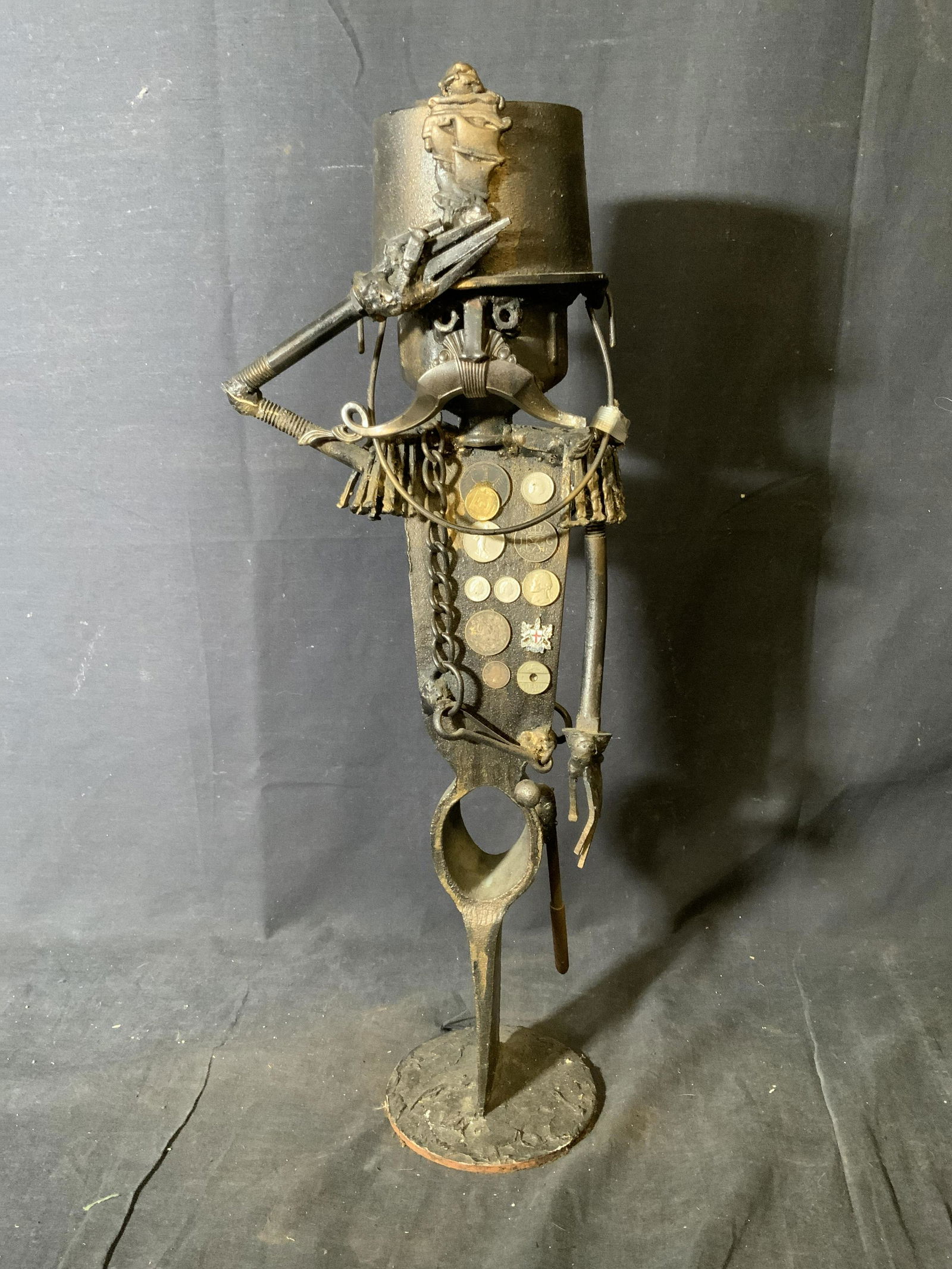 JOHN GRATTON Signed Cast Iron Solider Sculpture - Dec 16, 2020 | The ...