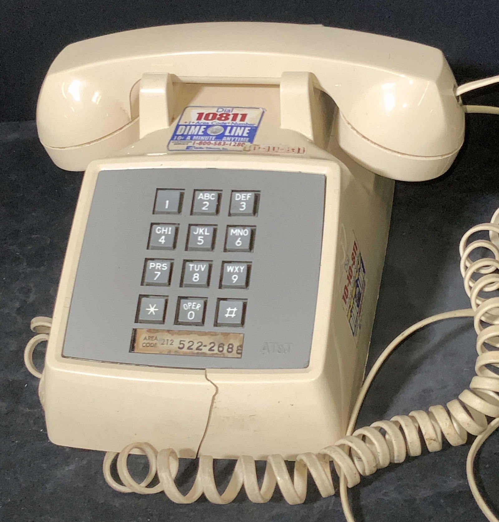 Vintage Collectible At&t Corded Telephone
