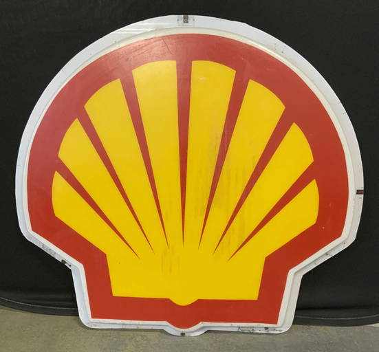Vintage Shell Gas Station Sign