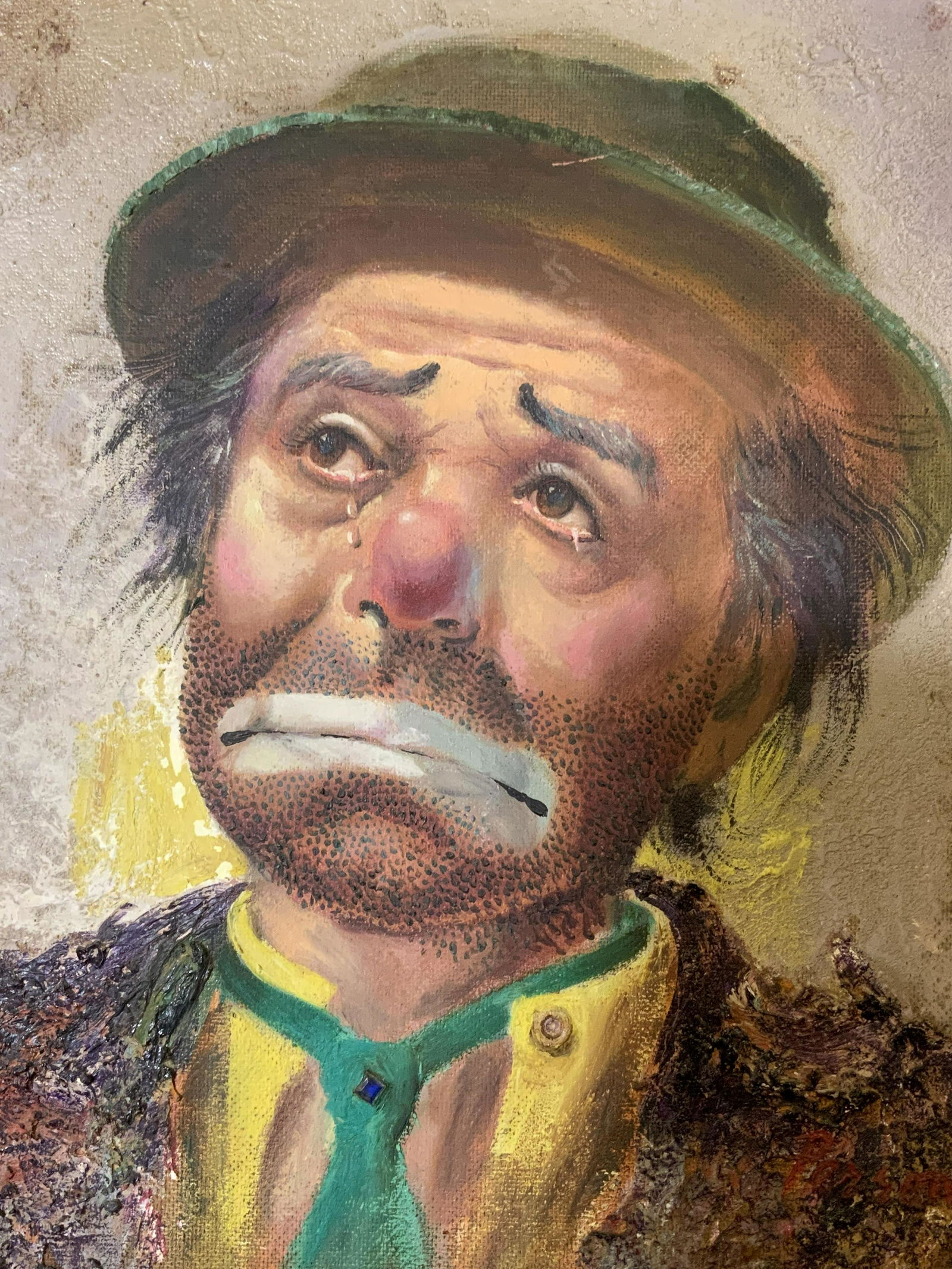 WILLIAM PERSONA Signed Mixed Media Painting | Barnebys