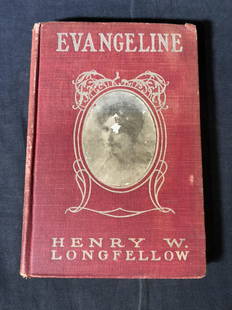 Antique Henry W Longfellow Evangeline Book