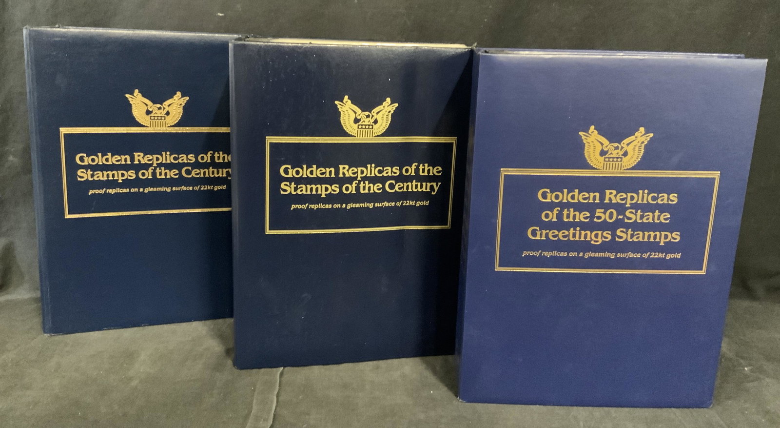 Golden Replicas Of Us Stamps 22kt Gold Surface