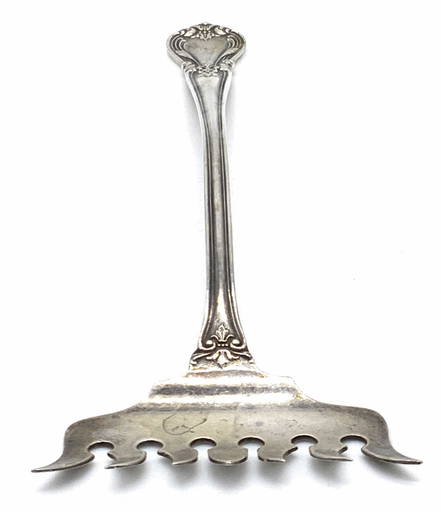 Vintage Sterling Silver Pronged Utensil