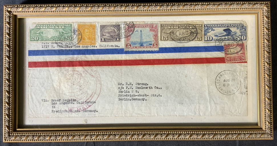 Vintage Letter & Stamps 1929