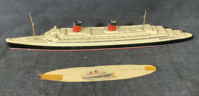 Ss Queen Elizabeth (1) Model Ship