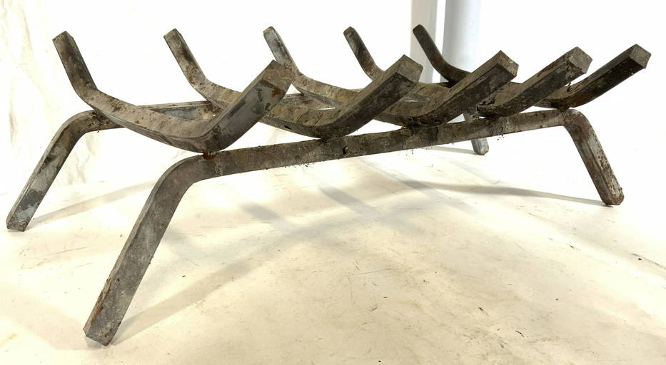 Antique Iron Firewood Rack - Jun 02, 2021 | The Benefit Shop Foundation ...
