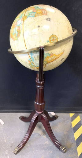 Vintage Standing Replogle Globe W Feet