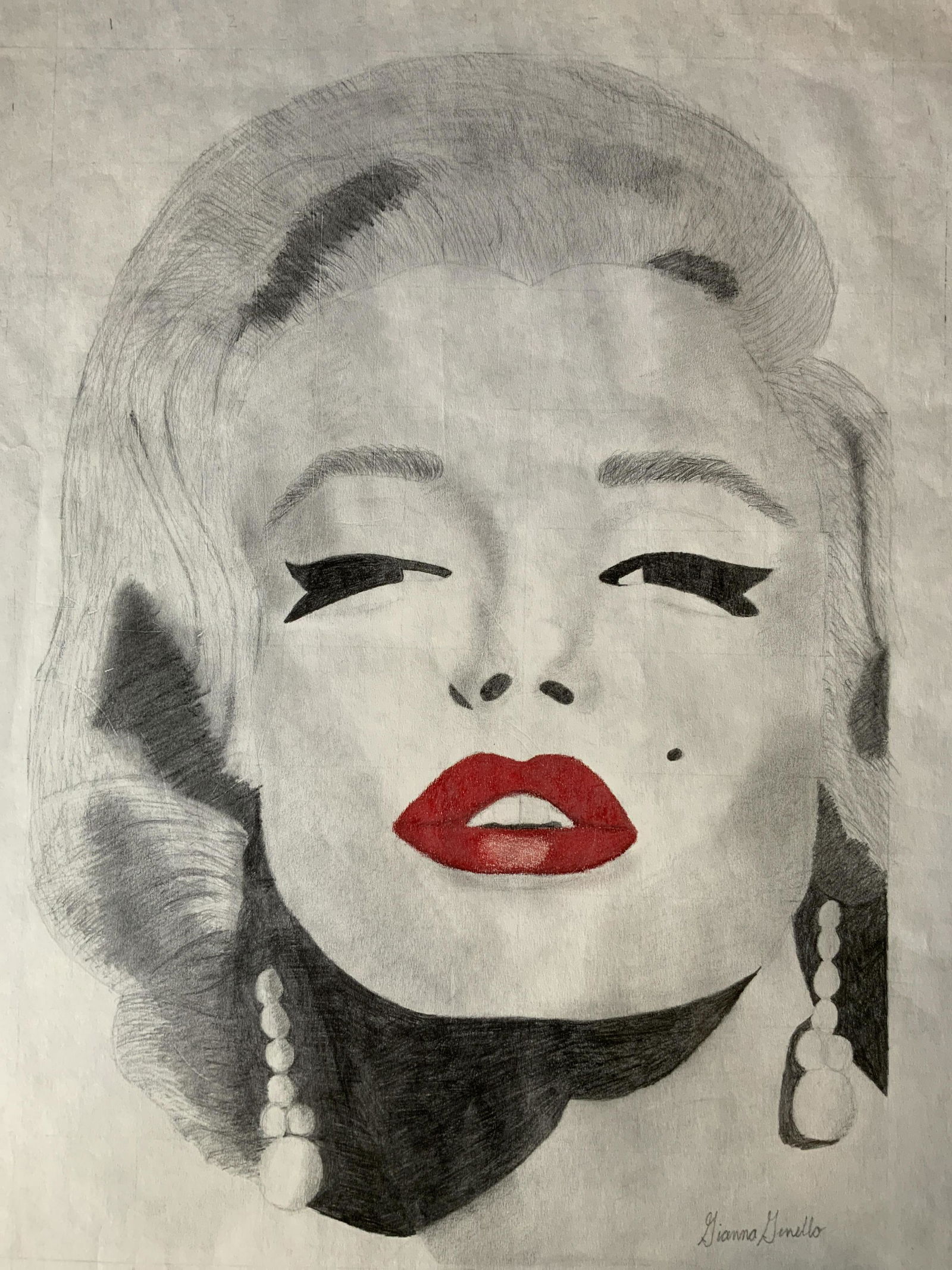 GIANNA GENELLO Signed Pencil Drawing (#0892) on Jun 30, 2021 | The ...