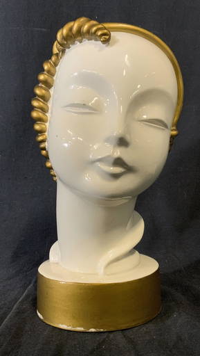 Kent Art Ware Porcelain Art Deco Bust