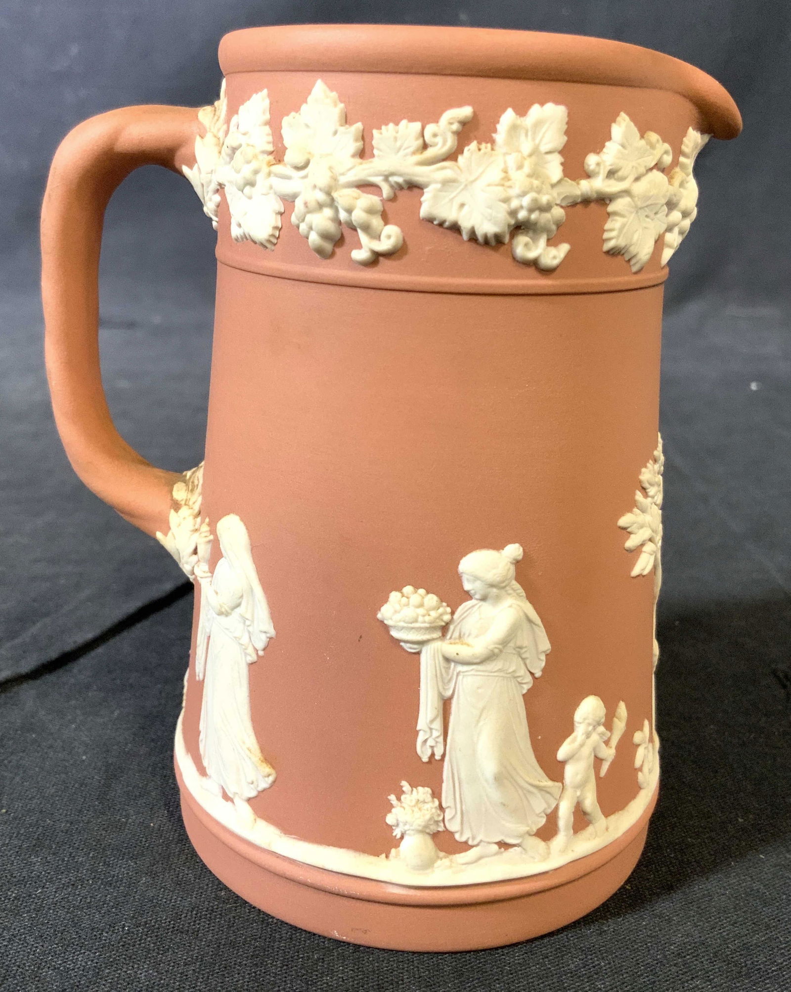 Vintage Wedgwood Jasper Ware Pitcher Creamer