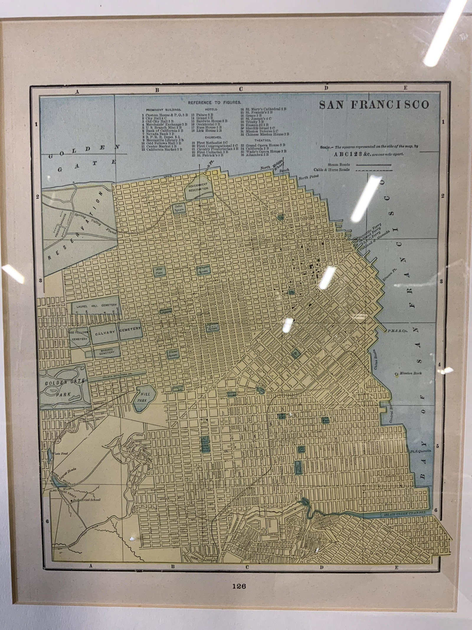 George F. Cram, Map Of San Francisco Engraving