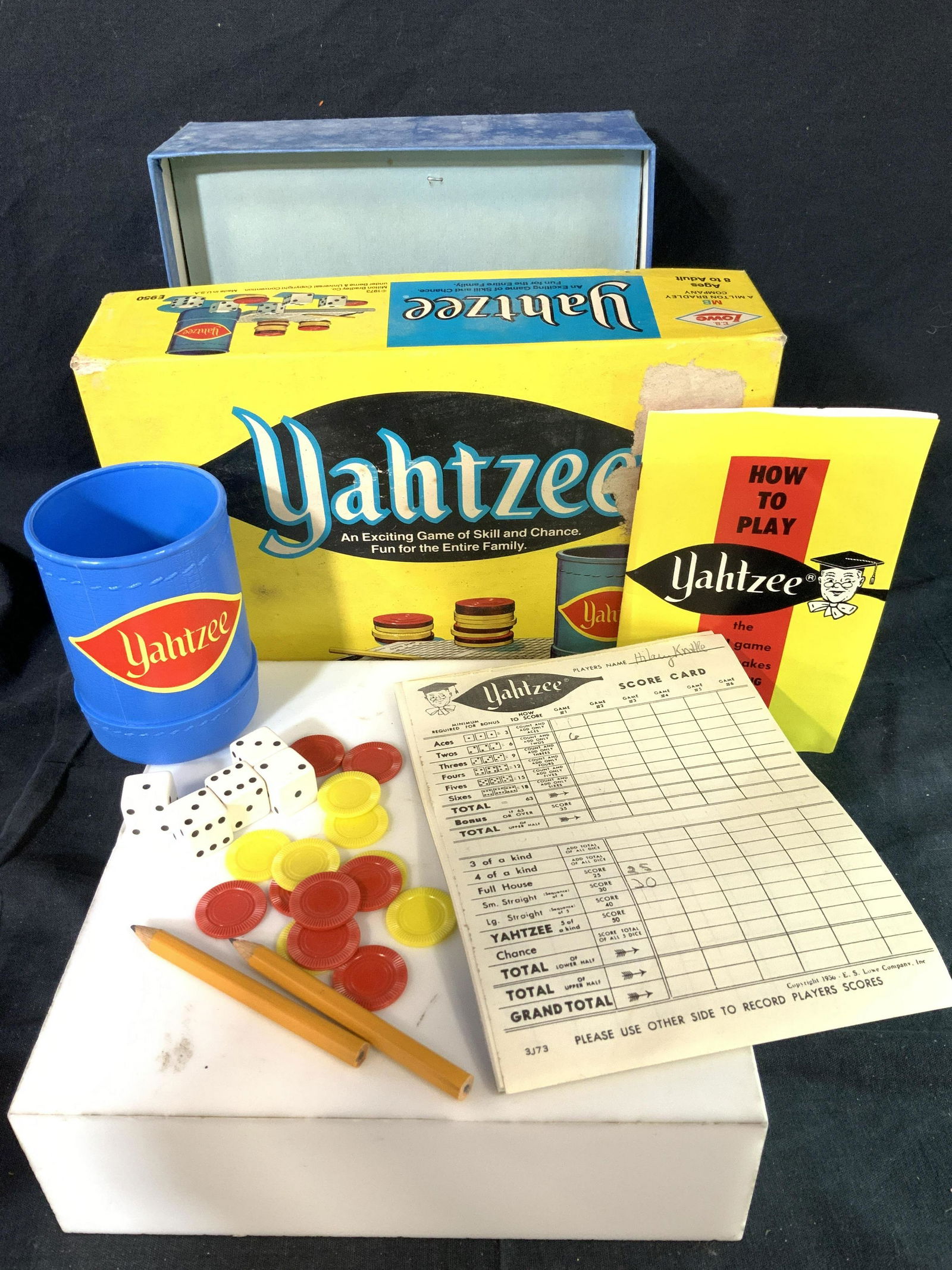 Vintage Collectible Yahtzee Game 0401 On Oct 27 2021 The Benefit