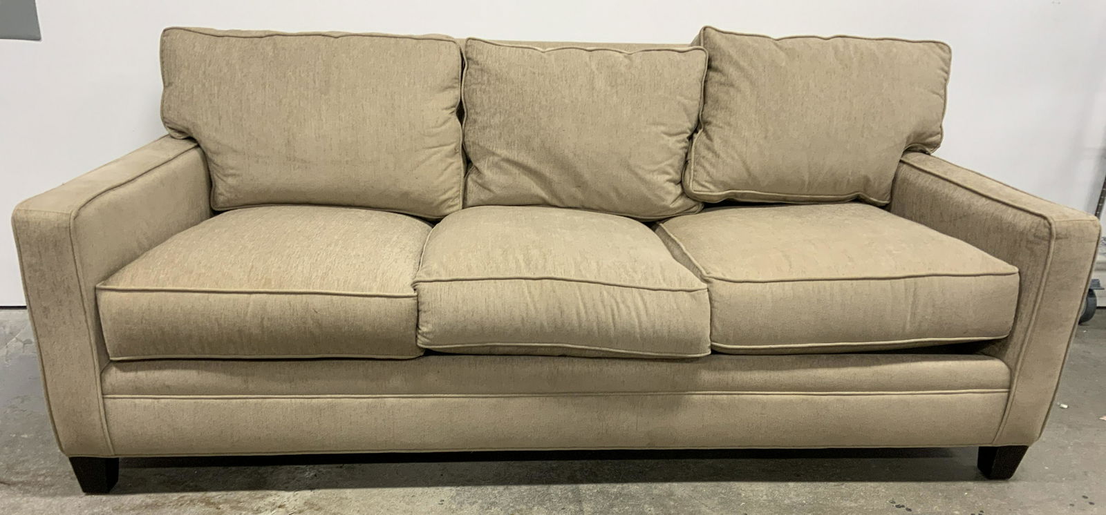 Vintage Thomasville Upholstered Sofa W Feet