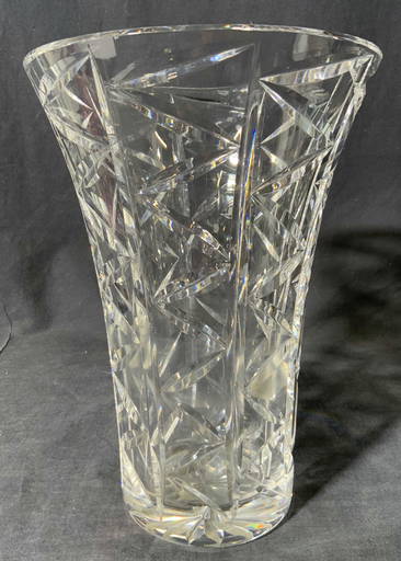 Cut Crystal Flower Vase