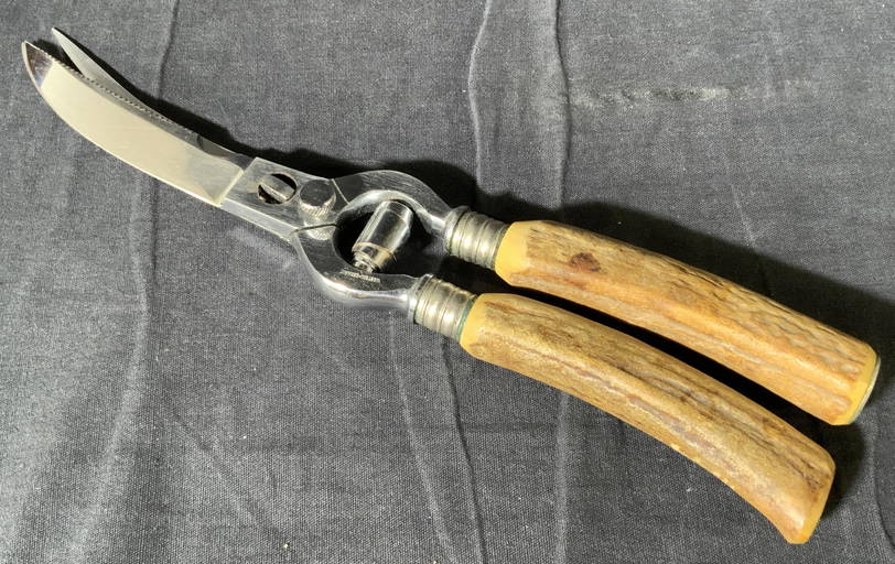 Vintage West German Horn Handled Shears