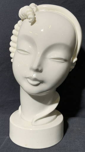 Kent Art Ware Art Deco Female Ceramic Bust