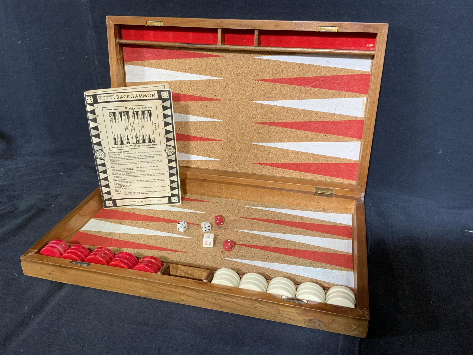 Folding Backgammon Board
