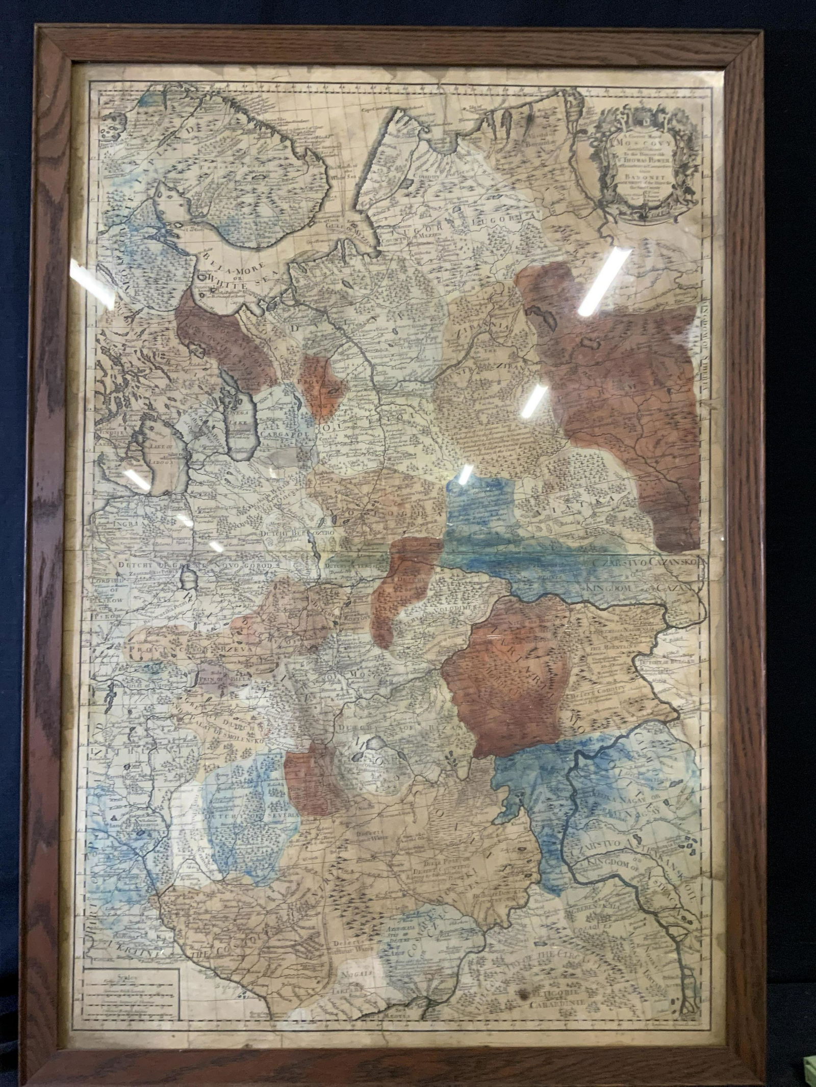 Antique Map of Muscovy & Kingdom of Siberia | Barnebys