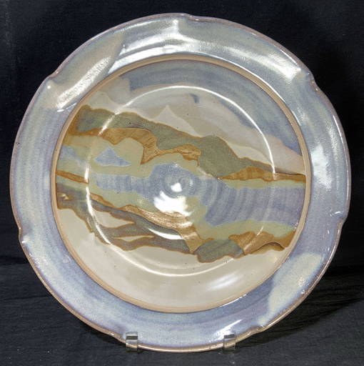 CHERYL HEBERT Signed Ceramic Center Plate (#0221) on Mar 23, 2022 | The ...