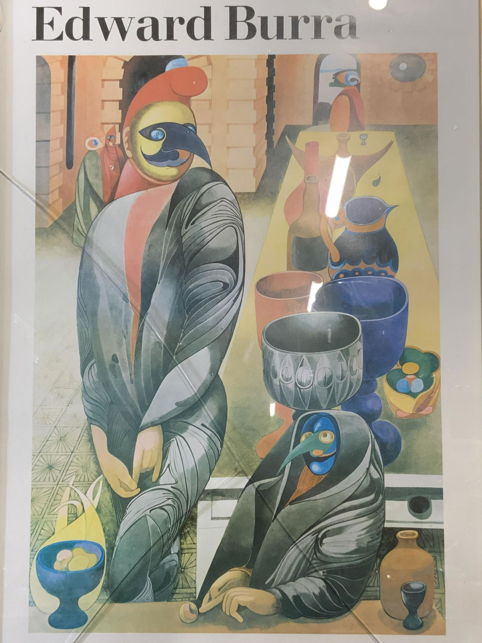 EDWARD BURRA Vintage Tate Gallery Exhibition Print | Barnebys