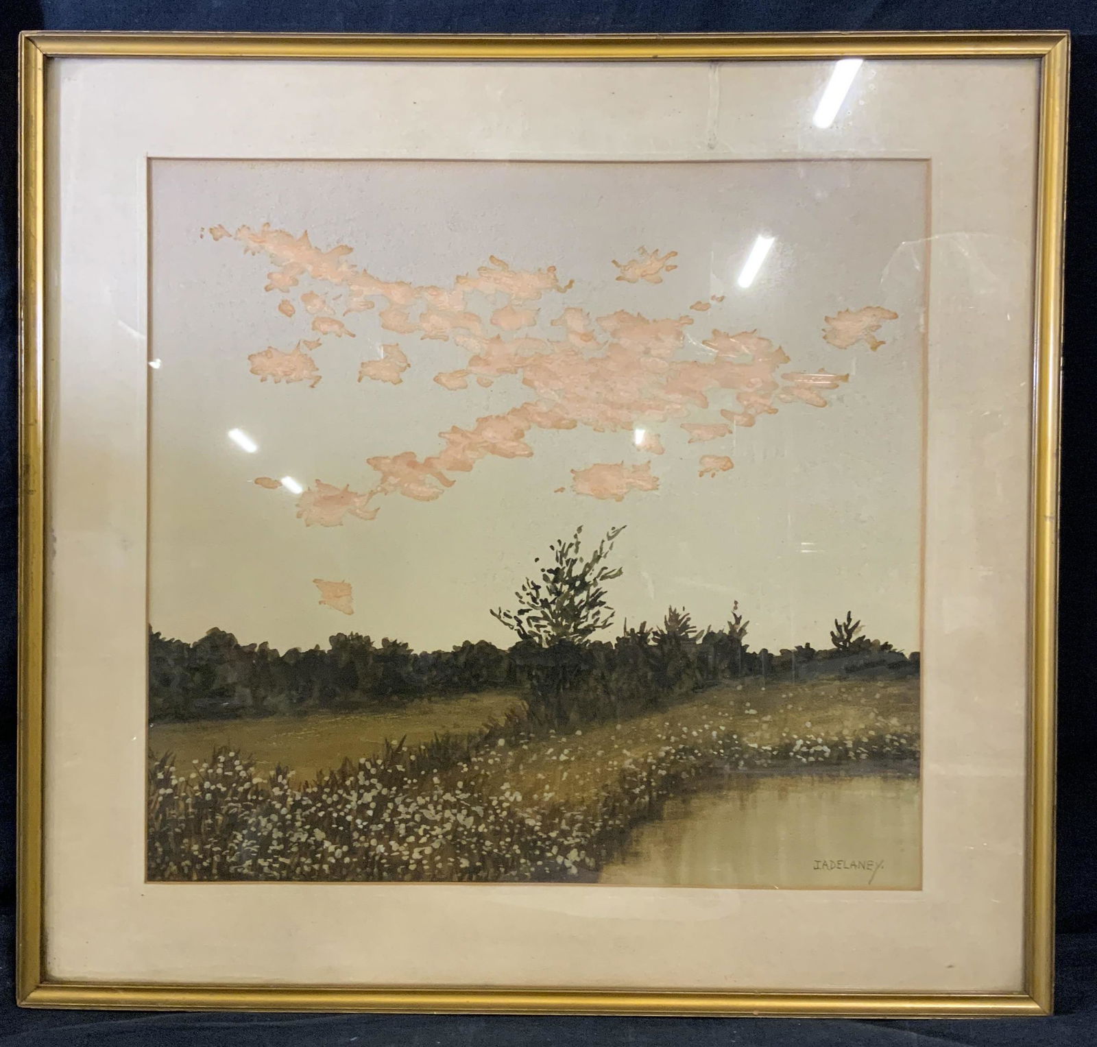 Antique JA DELANEY Signed Impressionist Landscape - Mar 09, 2022 | The ...