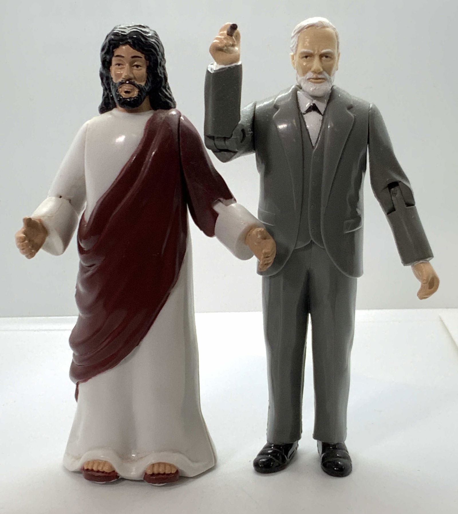 Jesus & Freud Poseable Toy Figures | Barnebys