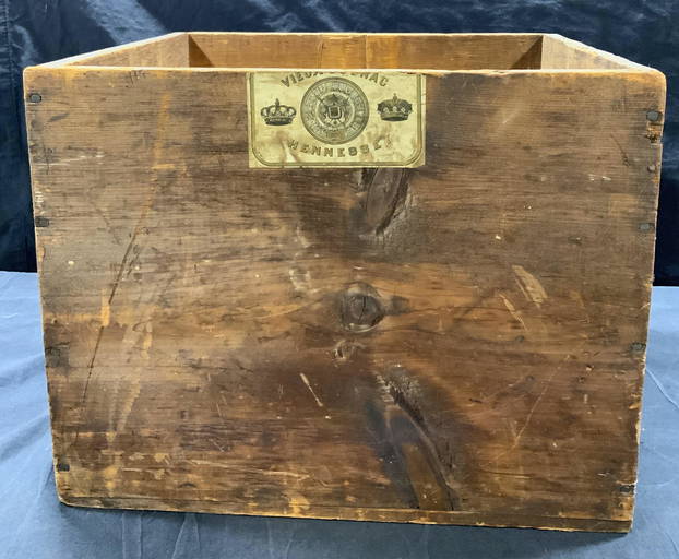 Antique Stained Wood Box - May 11, 2022 | The Benefit Shop Foundation ...