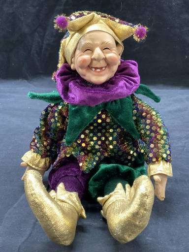 Vintage Jester Doll