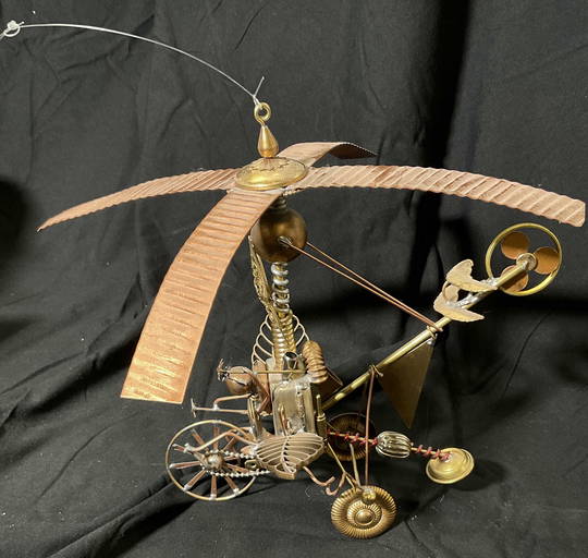 Don Rea Signed Metal Sculpture