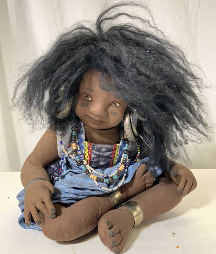 Mowa Wodaabe Youngster By Hedy Katin Doll