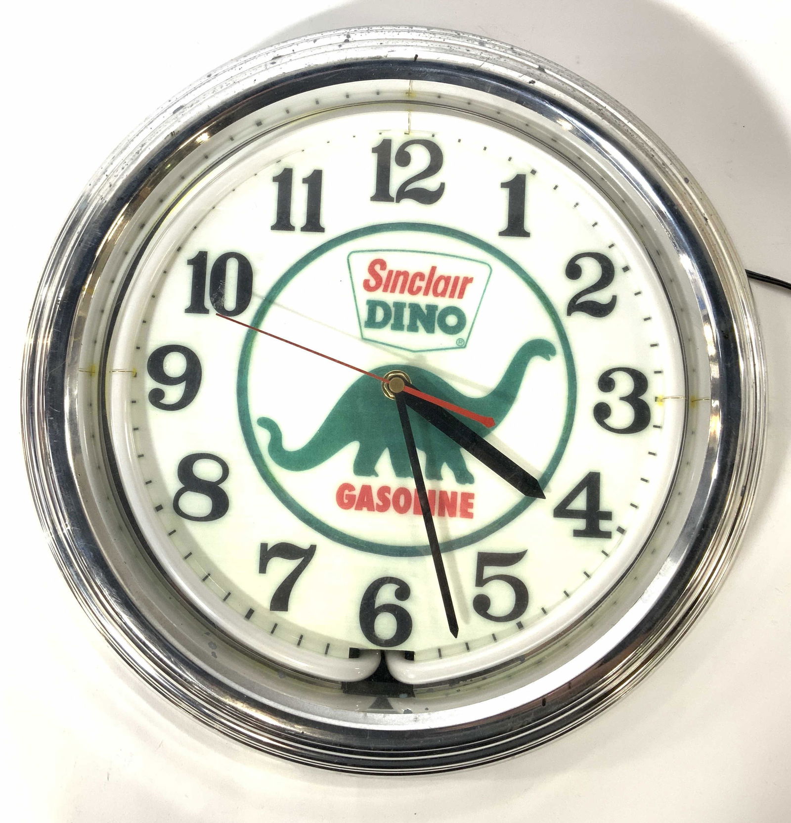 Vintage SINCLAIR DINO GASOLINE Wall Clock - Aug 17, 2022 | The Benefit ...