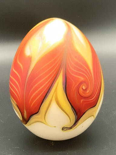 VANDERMARK Vintage Translucent Art Glass Egg - Aug 24, 2022 | The ...