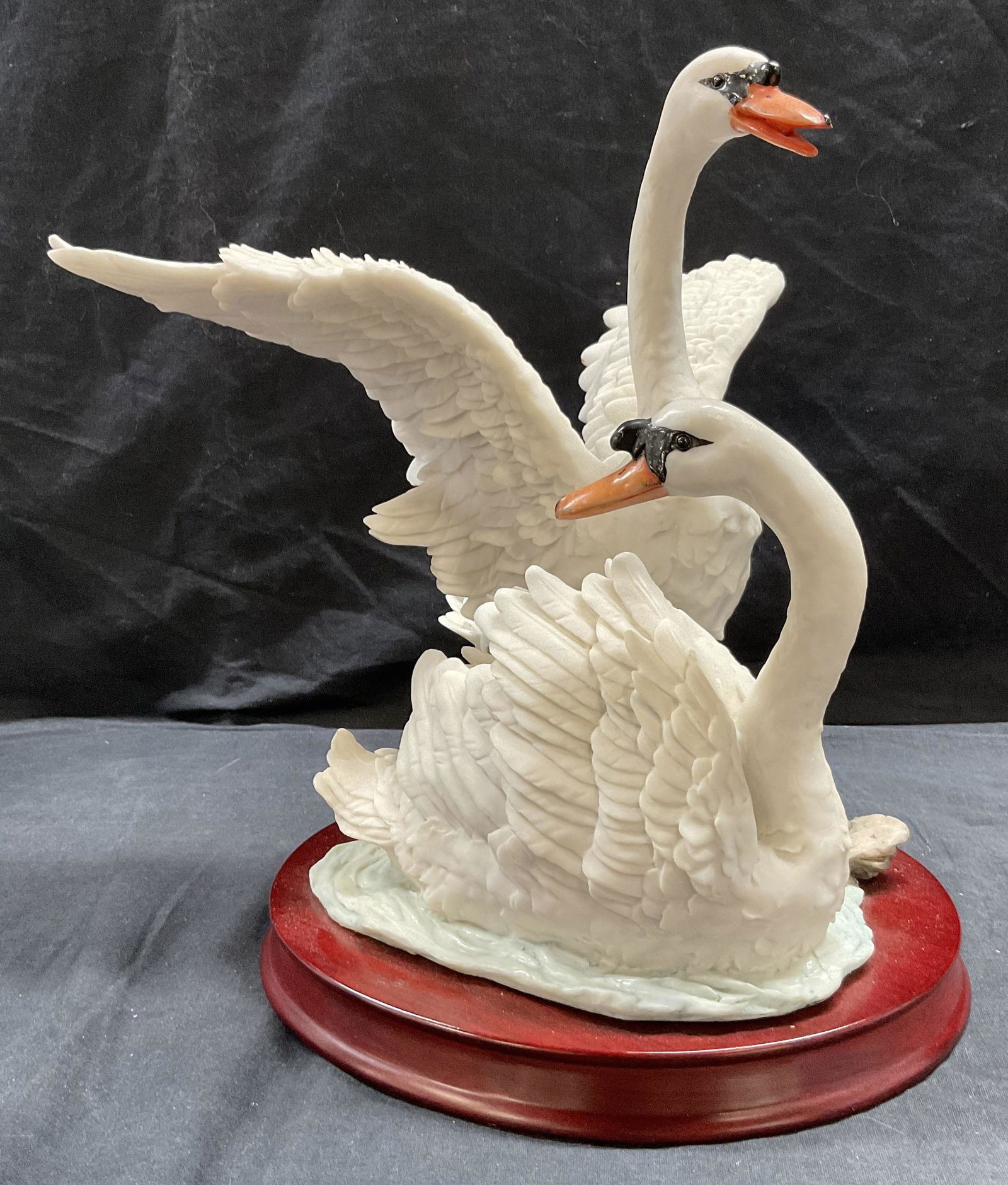 Montefiori Resin Swan Sculpture