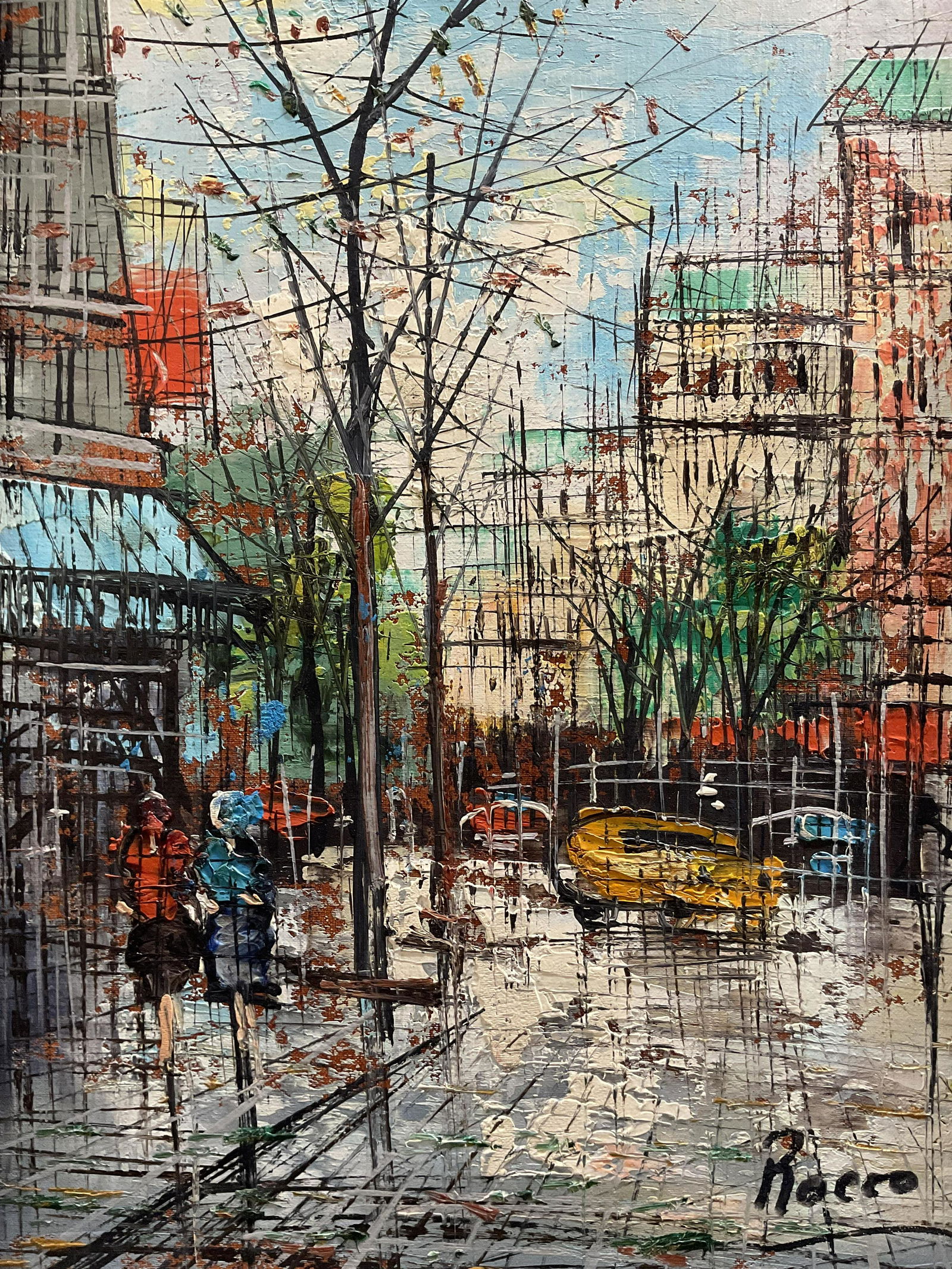 A Rocco Signed Oil Painting