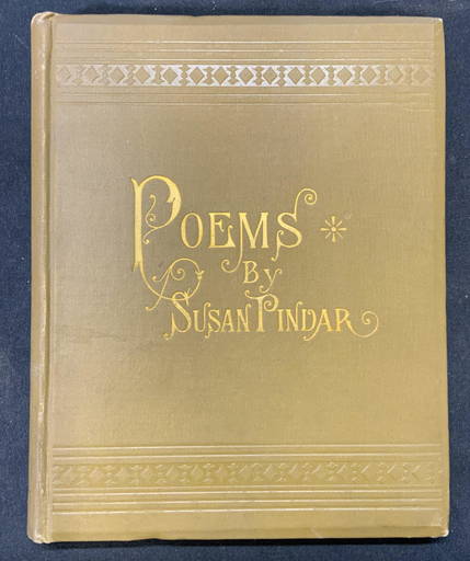 Antique Poems By Susan Pindar Book
