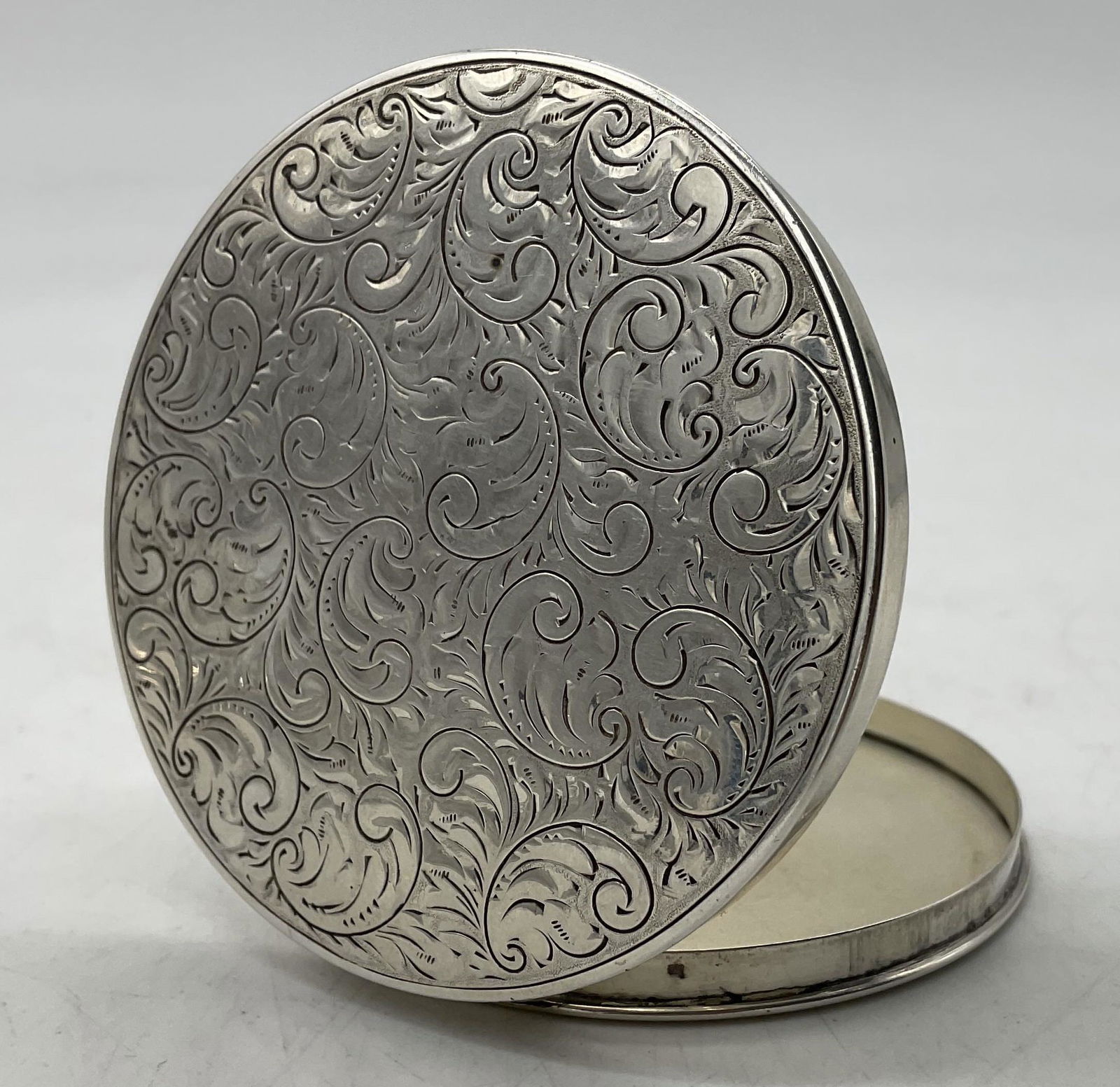 Vintage Marked Sterling Silver Compact