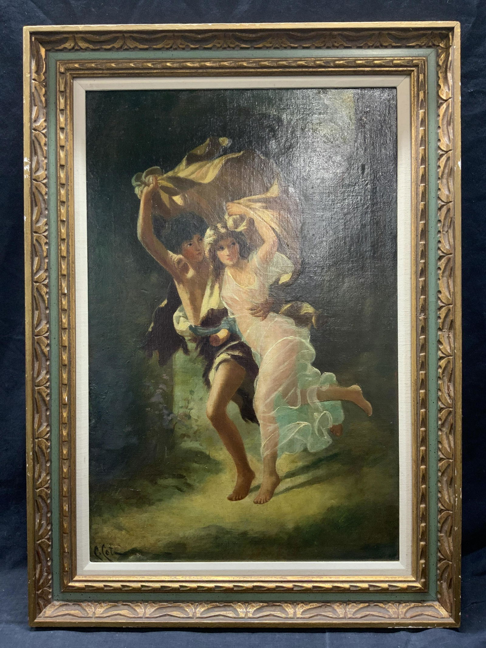 PIERRE-AUGUSTE COT The Storm Replica Painting - Nov 30, 2022 | The ...