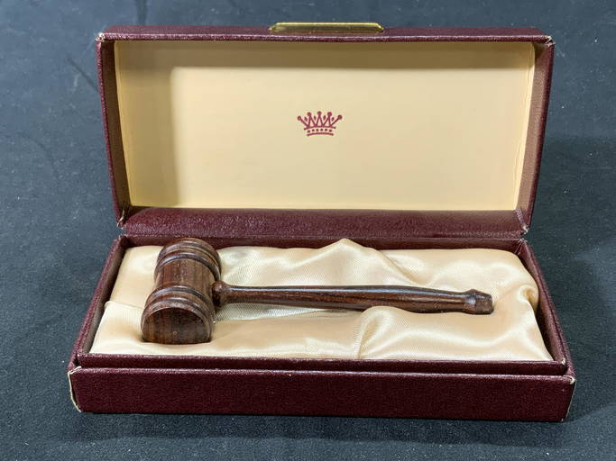 Long Life Leadership Miniature Gavel Display