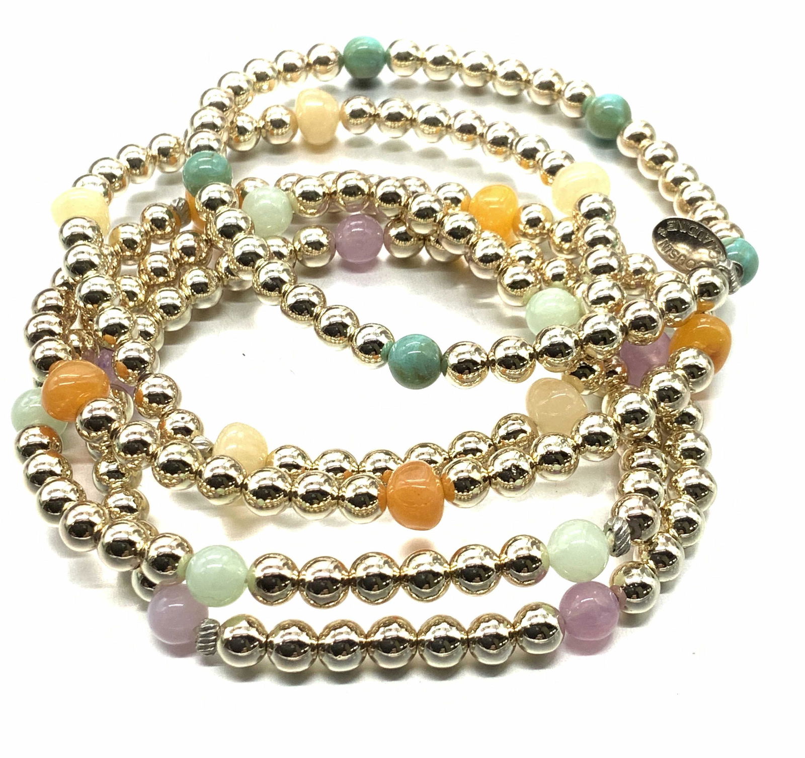 Cousin Claudine Set 5 Stackable Stretch Bracelets