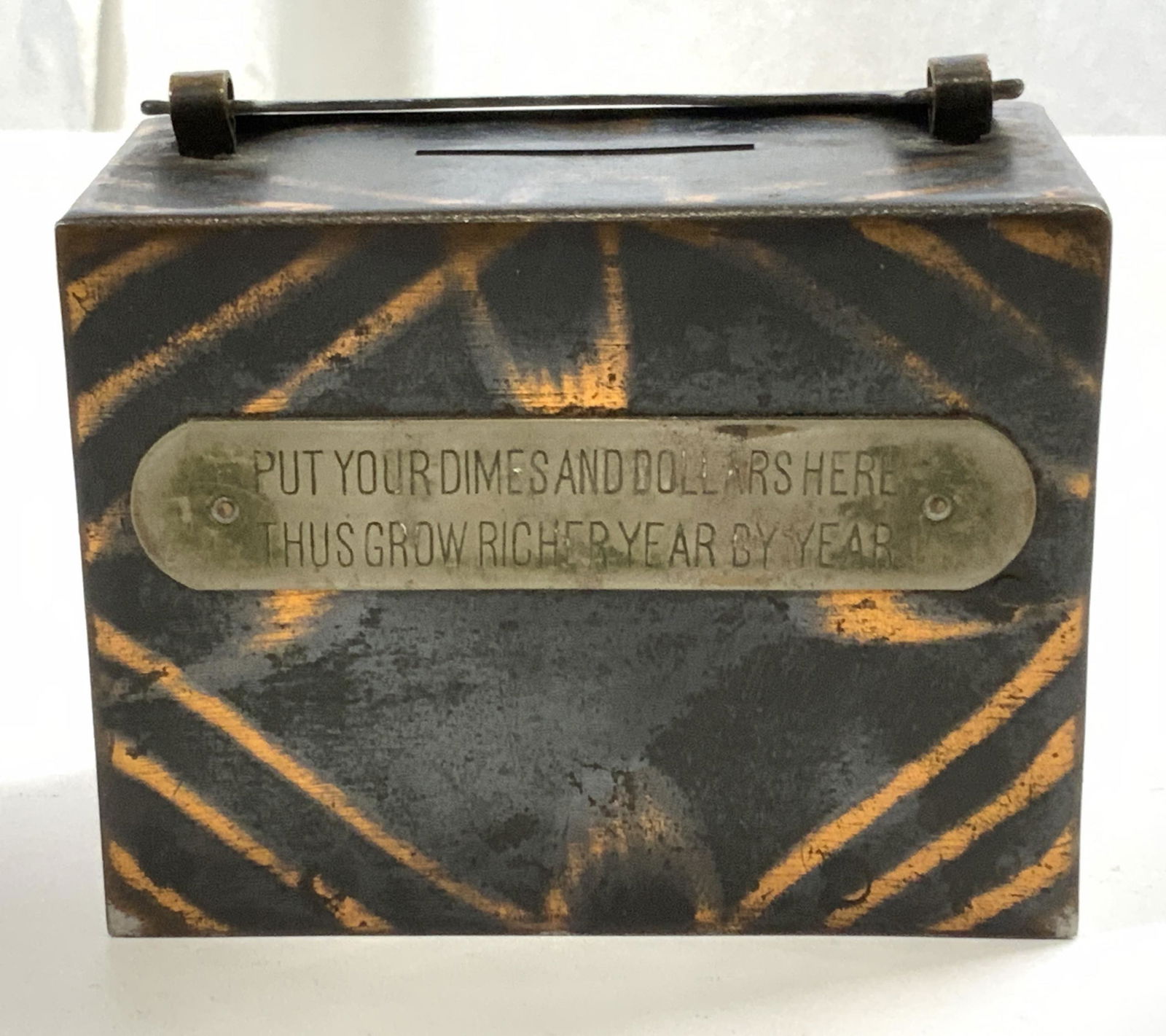 Vintage Dimes & Dollars Metal Coin Bank (#0138) on Dec 21, 2022 | The ...