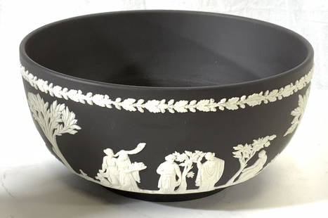 Wedgewood Black Jasperware Basalt Bowl