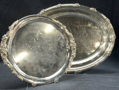 Vintage Ornate Presentation Ceremonial Silver Plate