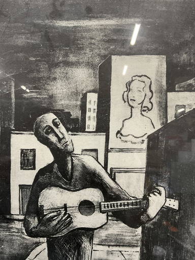 FRMD Figurative Etching, Man Playing Guitar (#0055) on Jan 25, 2023 ...