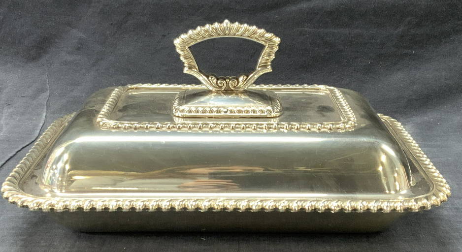 BIRKS Silver Plate Lidded Serving Tray (#0257) on Jan 25, 2023 | The ...