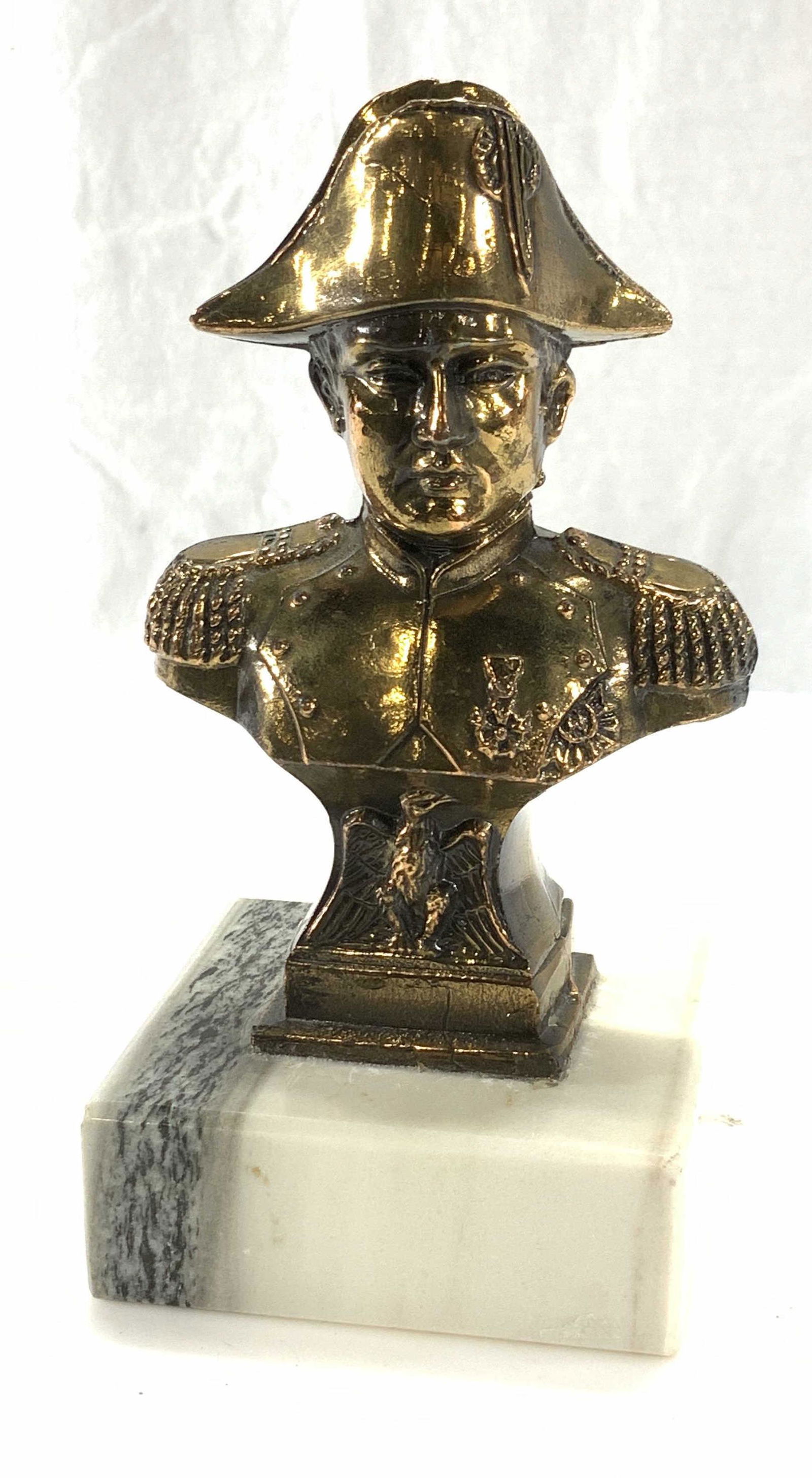 Heavy Bronze Napoleon Bust on Stone Mount (#0261) on Jan 25, 2023 | The ...