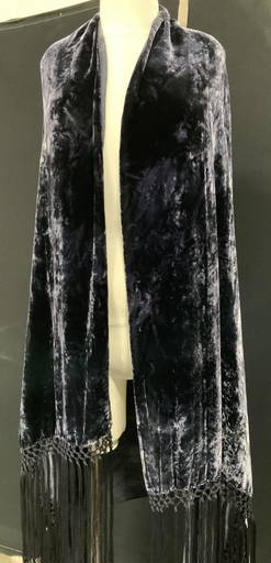 Marcelle Danan Bergdorf Goodman Velvet Shawl, FR (#0583) on Feb 01 ...
