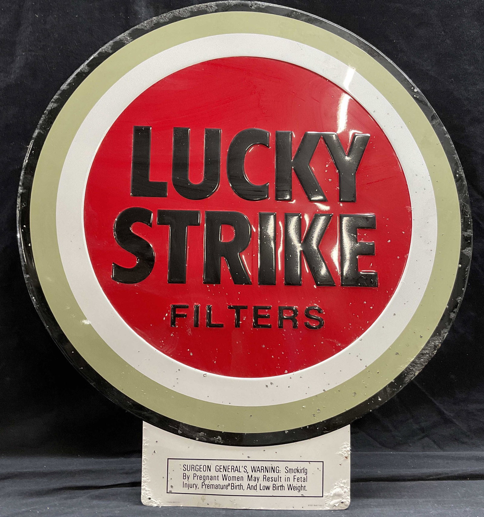Vintage Lucky Strike Filters Advertisement Sign - Feb 08, 2023 | The ...