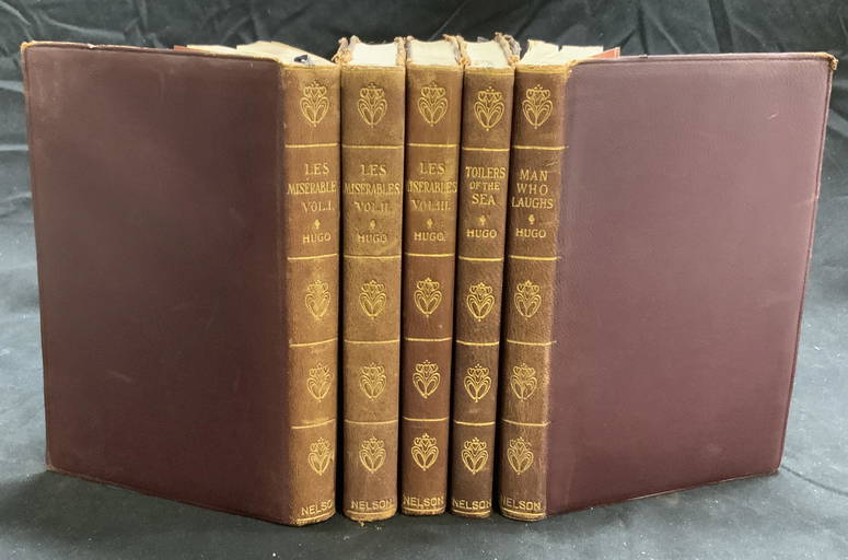 Set 5 Antique Victor Hugo Books, Les Mis (#0725) on Feb 08, 2023 | The ...