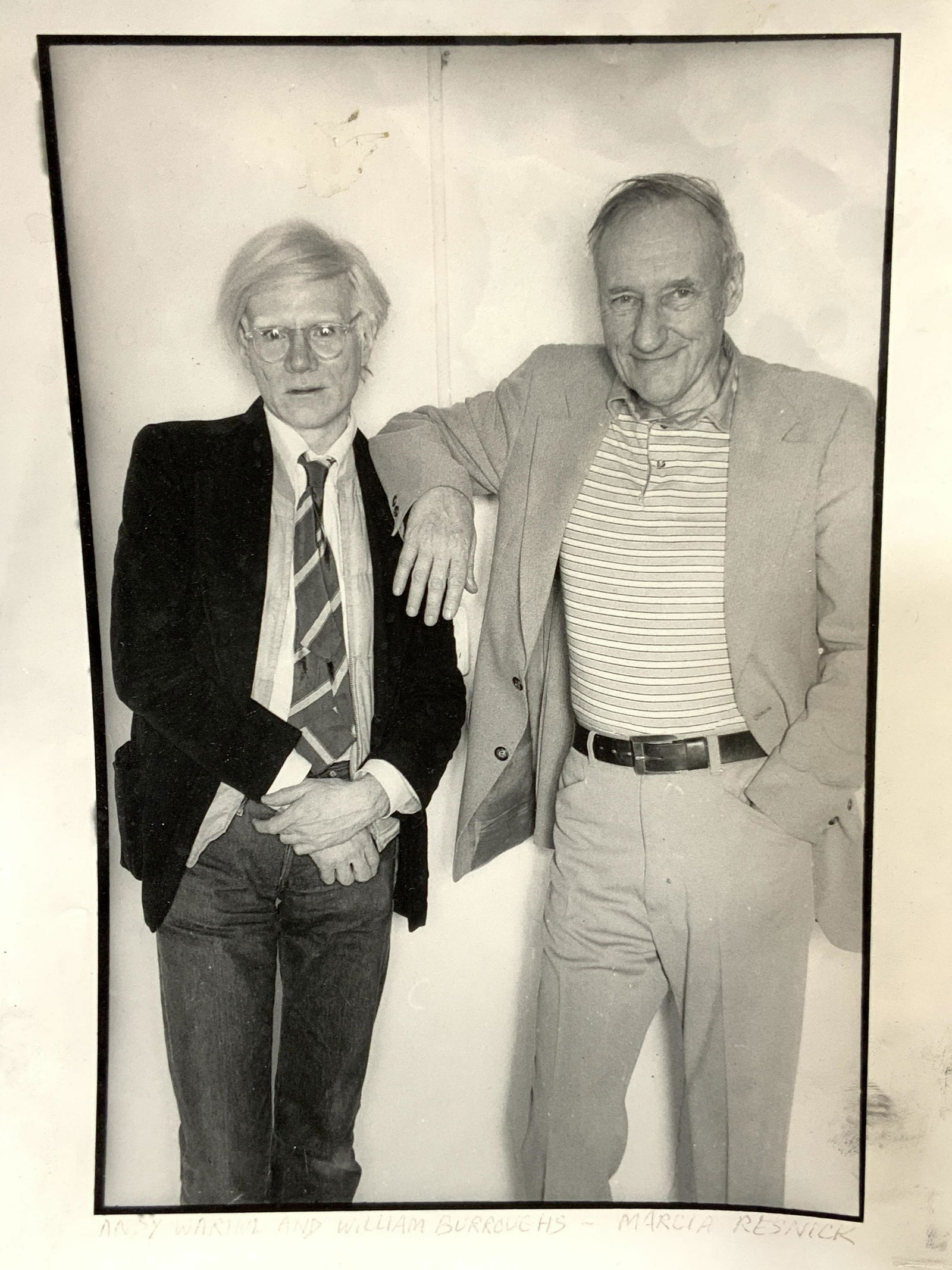 Marcia Resnick Sgn Andy Warhol / William The Bunker